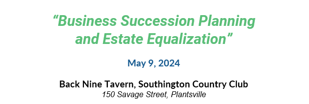 Business Succession Planning and Estate Equalization - NAIFACT